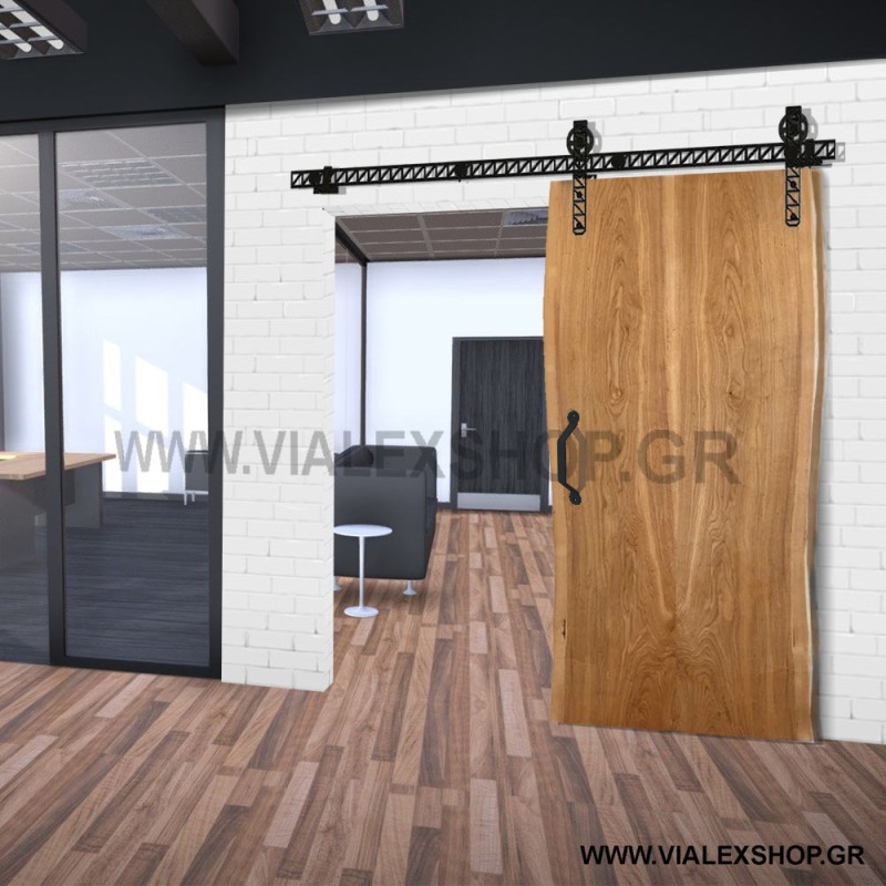Μηχανισμός πόρτας αχυρώνα Rota 80 kg.